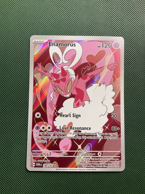 POKEMON TCG CARD Enamorus Illustration Art Rare 180/167 Twilight ...