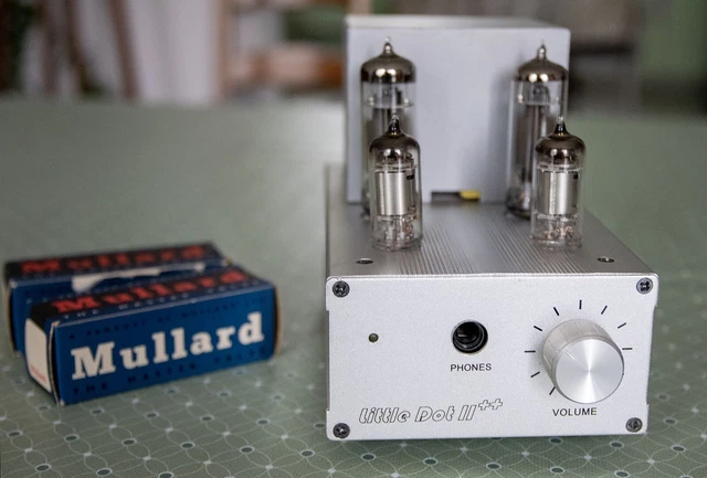 LITTLE DOT II++ Pré-ampli à tube OTL pour casque Hi-Fi - EF92/ 6C19 – Rare ! EUR 119,00 ...