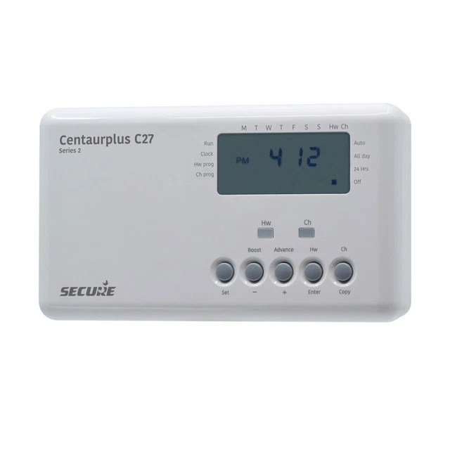 HORSTMANN TERMOSTAT PROGRAMMER 7-day CentaurPlus C27 Two Channel ...