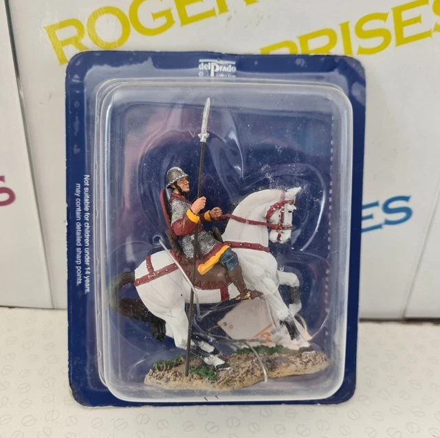 DEL PRADO MEDIEVAL Warriors Roland Battle of Roncesveux 778 lead Figure ...