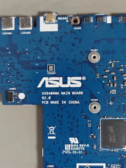 ASUS ZENBOOK DUO UX8406MA Laptop Motherboard Mainboard Intel Ultra 7 ...