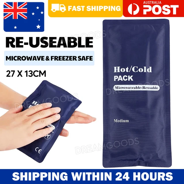 HOT COLD PACK Reusable Microwaveable Heat Ice Gel Pack First Aid Pain ...