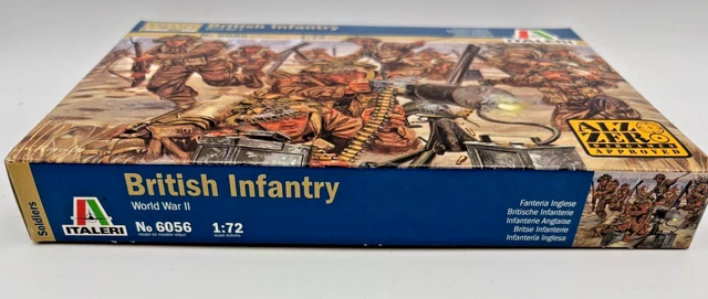 ITALERI BRITISH INFANTRY World War II - 1:72 Scale Plastic Model Kit ...
