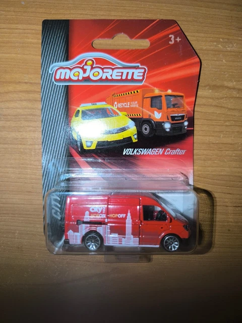 MAJORETTE VW VOLKSWAGEN Crafter rot City Tour Hop On Hop Off Neu/OVP ...