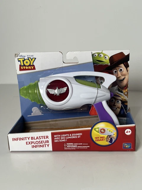 DISNEY PIXAR TOY Story Buzz Lightyear Infinity Blaster sonidos y luces ...