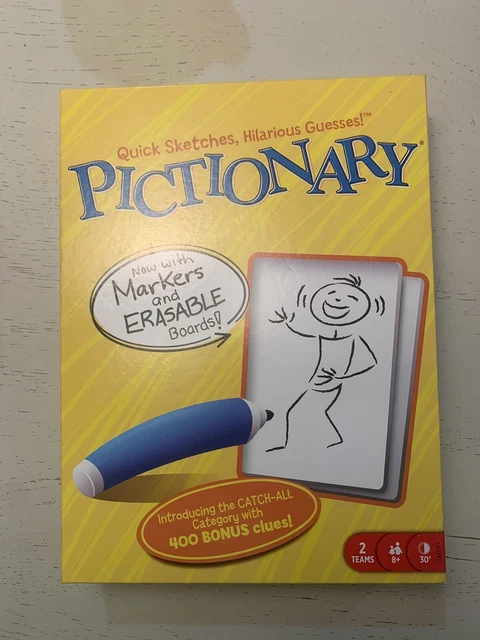 MATTEL GAMES PICTIONARY Board Game Drawing Game for Kids Adults £9.61 ...