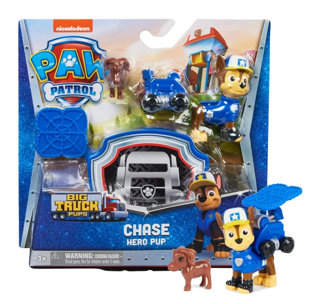 PAW PATROL BIG Truck Pups Chase Hero Pup with Animal Friend New in ...