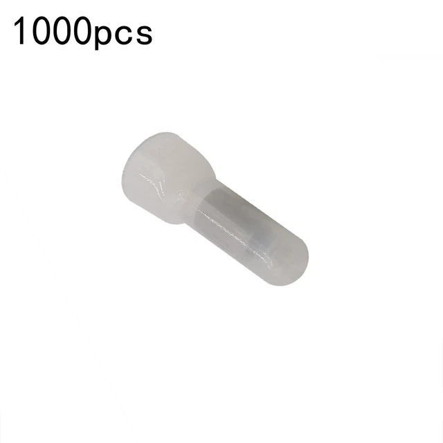 1000PCS CRIMP TERMINALS Closed End Crimp Caps For AWG 22-18 16-14 CE-1X ...
