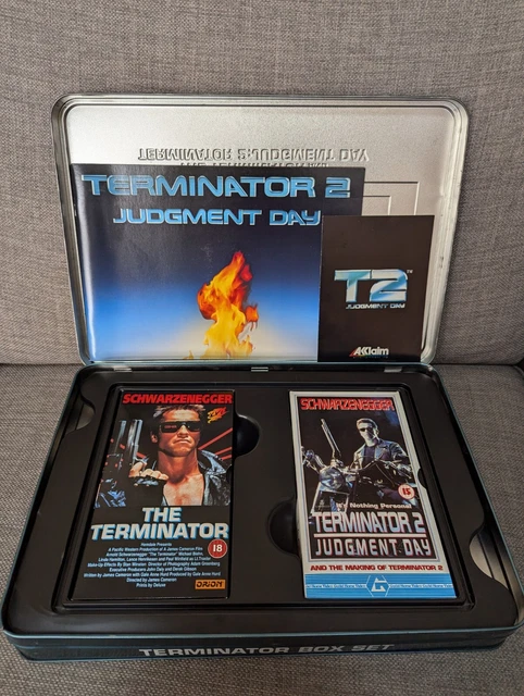 SCHWARZENEGGER TERMINATOR T2 VHS Limited Edition Box Set In Collector ...