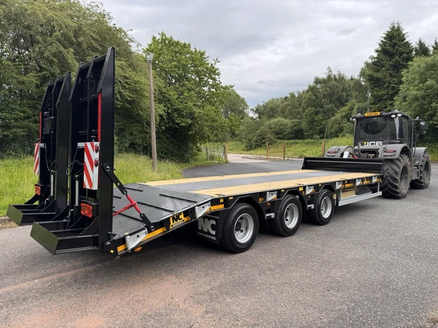 LOW LOADER PLANT Bale Trailer Tractor High Speed John Deere Fendt ...