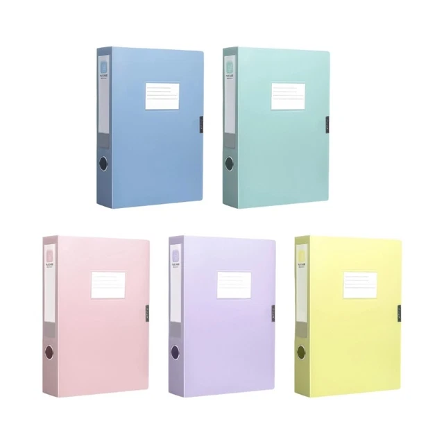 HIGH CAPACITY FILE Box with Clear Label Window Waterproof Document ...