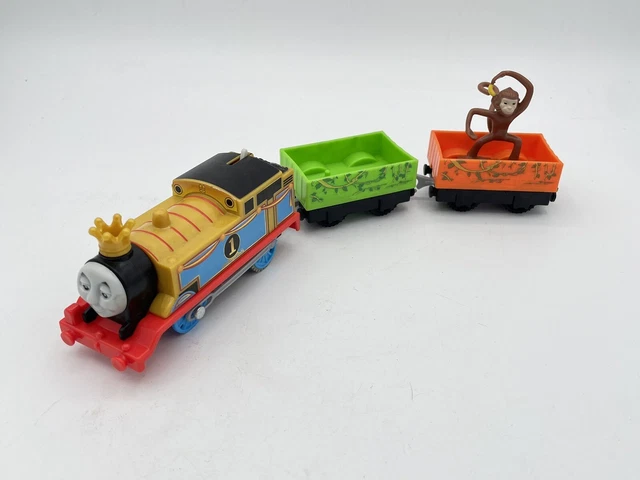 FISHER-PRICE THOMAS AND Friends Trackmaster Monkey Mania Thomas train ...