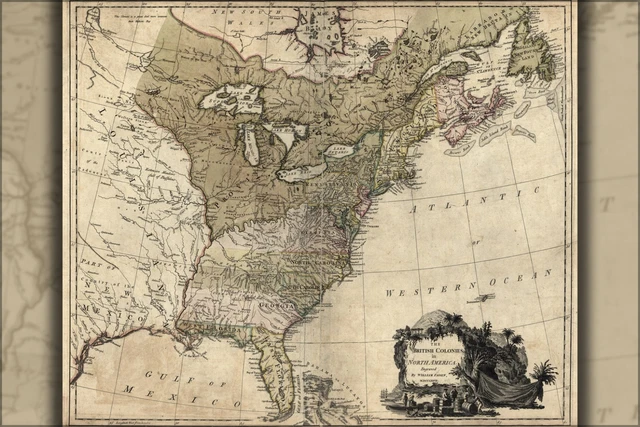 POSTER, MANY SIZES; Map Of North America With The West Indies 1777 EUR ... POSTER, MANY SIZES; Map Of North America With The West Indies 1777 EUR ...