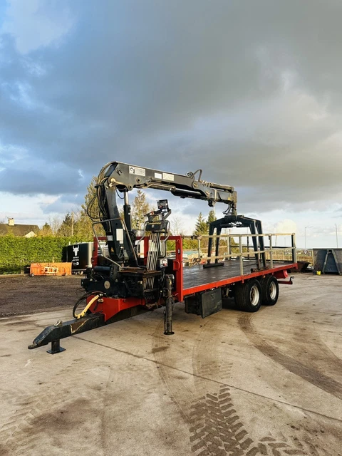 TRACTOR HIAB TRAILER / Crane Trailer £8,750.00 - PicClick UK