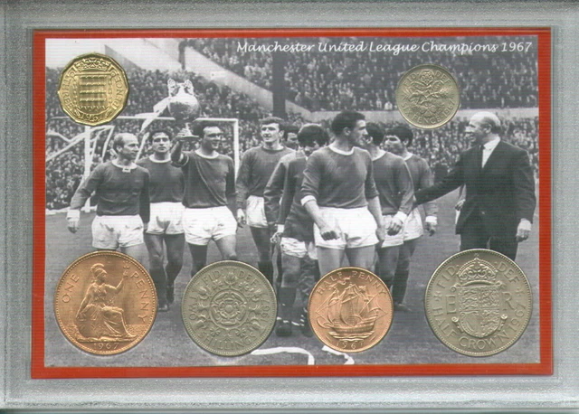 MANCHESTER UNITED MAN Utd U Vintage League Champions Retro Coin Gift ...