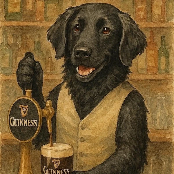 GUINNESS BEER VINTAGE Poster Print 12x8in Metal Sign Pint Irish Lager ...