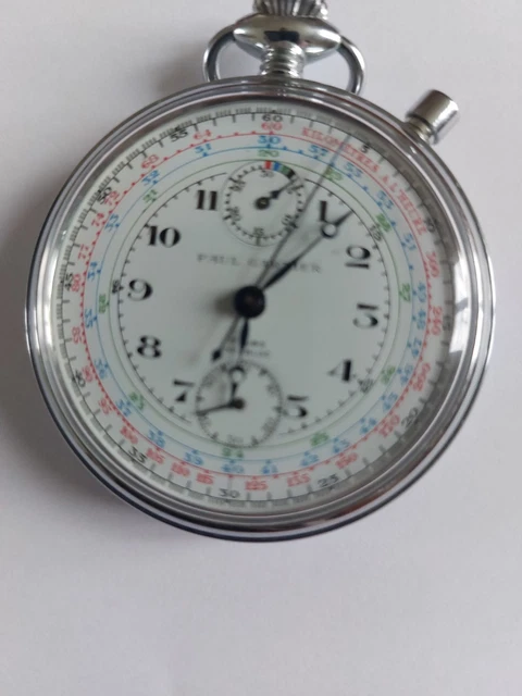 MONTRE GOUSSET ANCIENNE équipée d'un chronomètre de Paul Garnier EUR 750,00 - PicClick FR