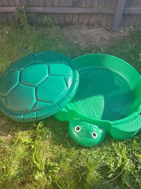 LITTLE TIKES TURTLE Sand Pit Play Water Tray Garden Toy Kids Toddler £ ...