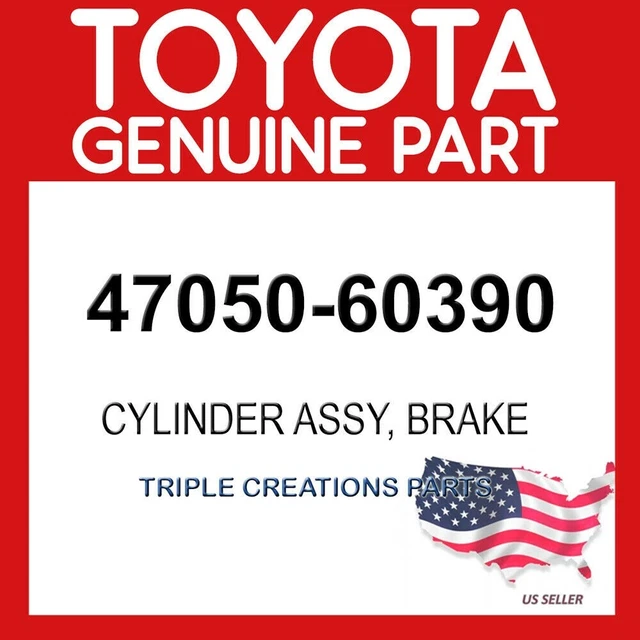 4705060140 GENUINE TOYOTA BRAKE BOOSTER ASSY, W/MASTER CYLINDER 47050 ...