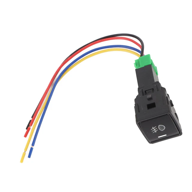 FOG LIGHT PUSH Button Switch 4 Pole 12V Push Button Switch Long Life ...