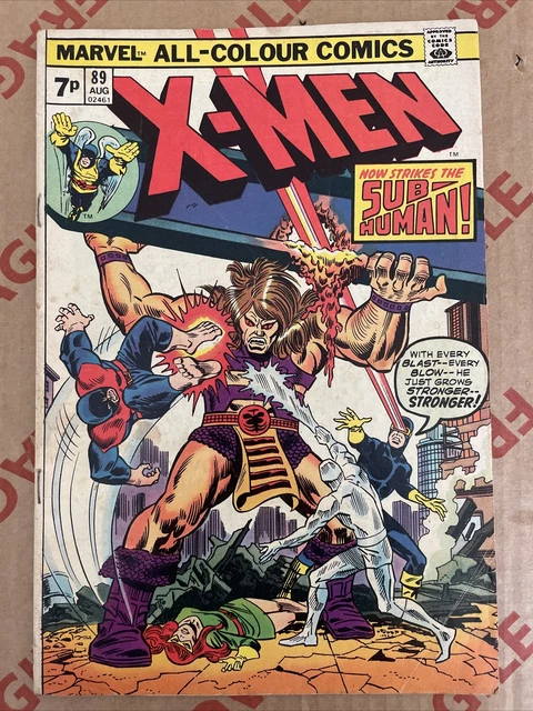 THE X-MEN #89 Vol 1 1974 Bronze Age Marvel Comics Very Nice Reading ...