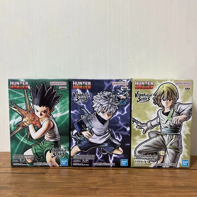 HUNTER X HUNTER Gon Killua Zoldyck Kurapika Figure Vibration Stars set of 3 £51.74 - PicClick UK