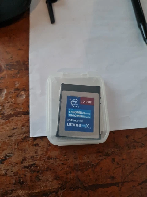 INTEGRAL ULTIMA PRO X2 128GB CF Express B Memory Card R: 1700MB/s Write ...