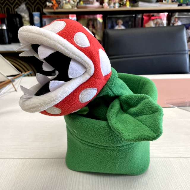 SUPER MARIO BROS Piranha Plant Hand Puppet Plush New w/ Tag Nintendo ...