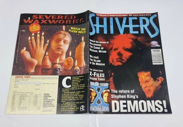 SHIVERS MAGAZINE HORROR Entertainment No 25 £5.00 - PicClick UK