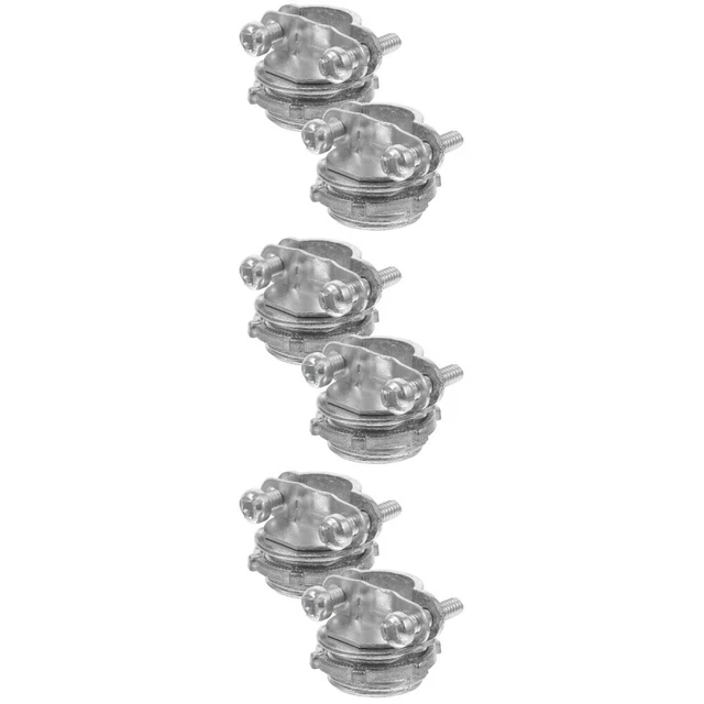 6 PCS CONNECTEURS De Câbles Conduit Électrique Guide-câbles Clipsable ...