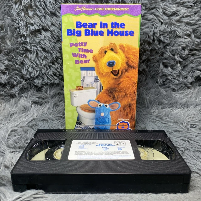 BEAR IN THE Big Blue House Potty Time with Bear VHS Tape 1999 Video ...