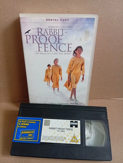 RABBIT PROOF FENCE VHS Big Box Ex Rental Copy Video Tape £2.28 ...