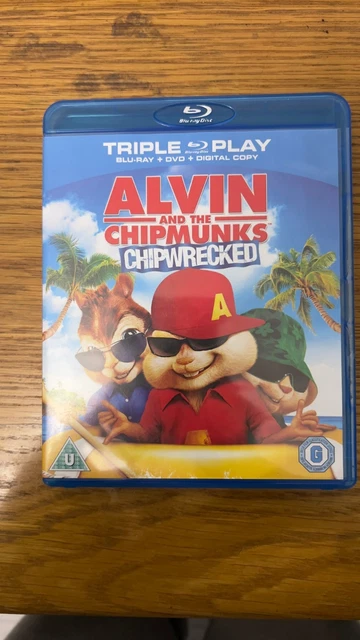 ALVIN AND THE Chipmunks - Chipwrecked (Triple Play - Blu-Ray + DVD + Digi, 2012) £3.31 - PicClick UK