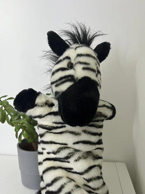 THE PUPPET COMPANY Zebra Hand Puppet 14” Plush £9.99 - PicClick UK