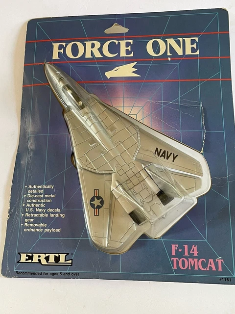 DIECAST ERTL FORCE One Us Navy Uss Enterprise Grumman F14 Tomcat Jet ...