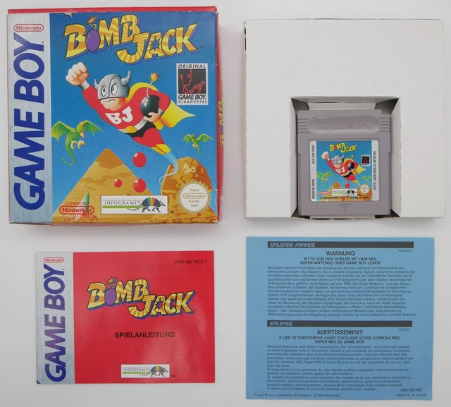 BOMB JACK | Nintendo Game Boy GB | komplett OVP boxed CIB EUR 169,90 ...