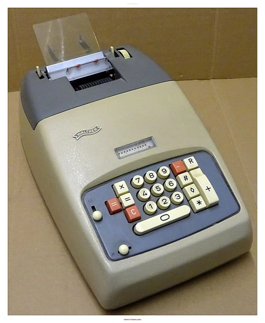 WALTHER MULTA 32, eine historische elektromechanische Rechenmaschine ...