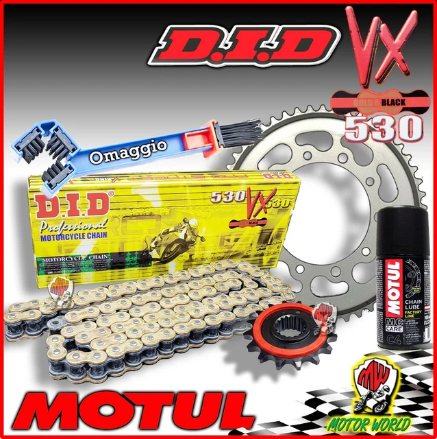 SET TRANSMISSION CHAÎNE DID Engrenage Pignon Triumph Speed Triple 1050 ...