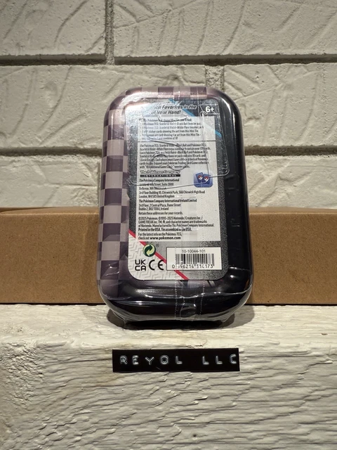 POKÉMON TCG S&V Black Bolt White Flare Unova Mini Tin Alomomola & Axew ...