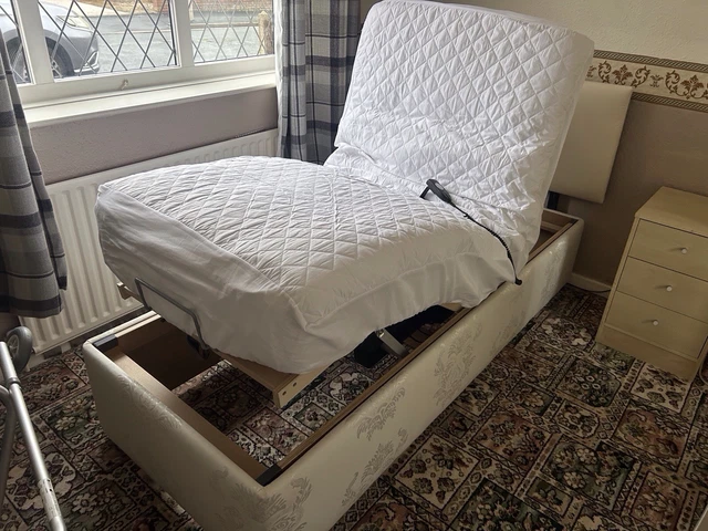 ADJUSTABLE ELECTRIC SINGLE Bed Rise and Recline Feature £208.70 ...