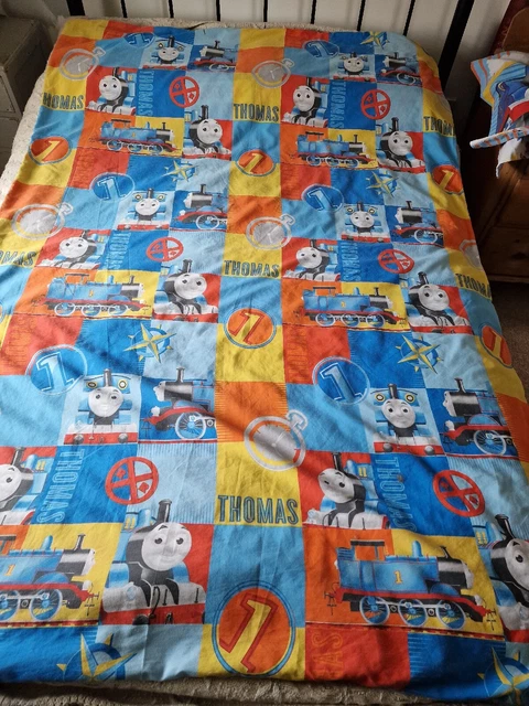 THOMAS THE TANK Engine Single Duvet Quilt Cover Double Sided Bedding ...