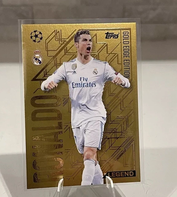 CRISTIANO RONALDO REAL Madrid Match Attax 2025 24 25 Gold Edge Edition ...