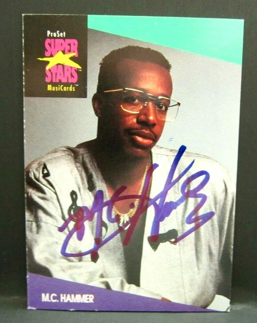 MC HAMMER (STANLEY Kirk Burrell) 1991 ProSet SuperStar Musicards ...