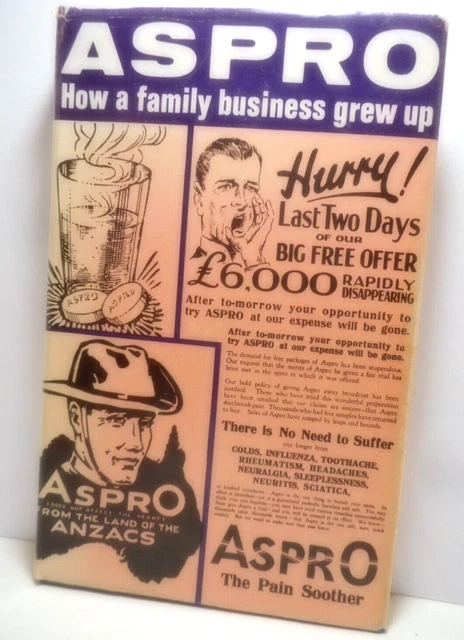 ASPRO HOW A Family Business Grew Up R Grenville A Barrie J/HC 1976 1st ...