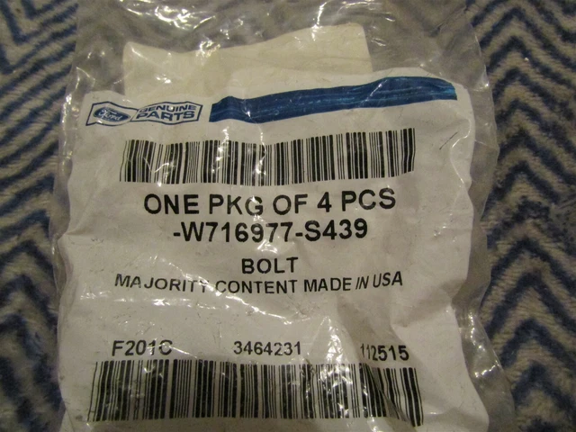 NOS FORD HARDWARE Perno Parte Número W716977-S439 Lote De 4 EUR 6,65 - PicClick FR