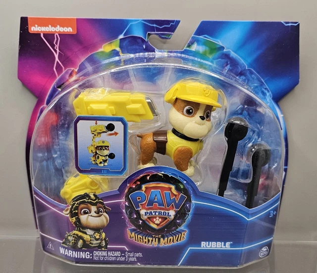 Paw Patrol The Mighty Movie Pup Heroes Figure Pack Rubble £13 99