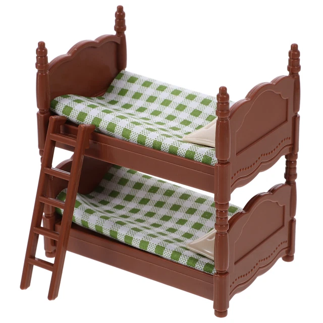 JOUETS POUR ENFANTS Lit De Maison Poupée Superposé Double Lits Superposés EUR 8,78 - PicClick FR