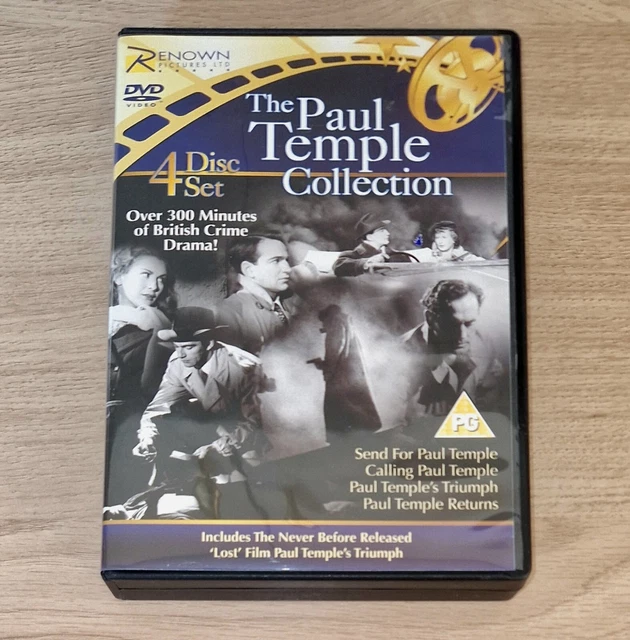 THE PAUL TEMPLE COLLECTION - Limited Edition 4 Film Collection (DVD, 4 ...