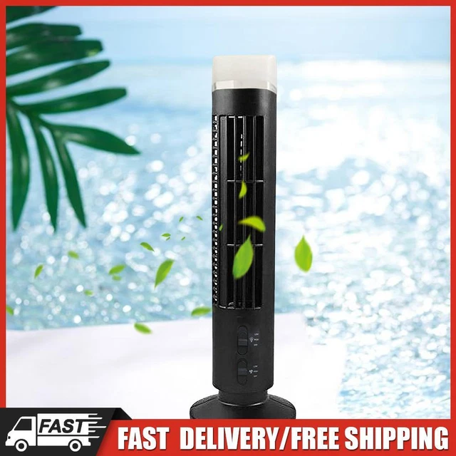 MINI TOWER FAN USB Plug-in Or Battery Powered Electric Tower Fan for ...