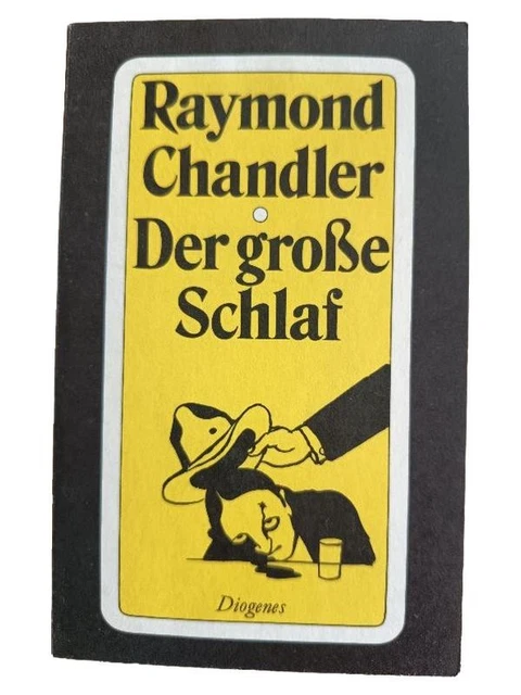 RAYMOND CHANDLER &DER große Schlaf" Roman Policier Diogenes Allemand ...
